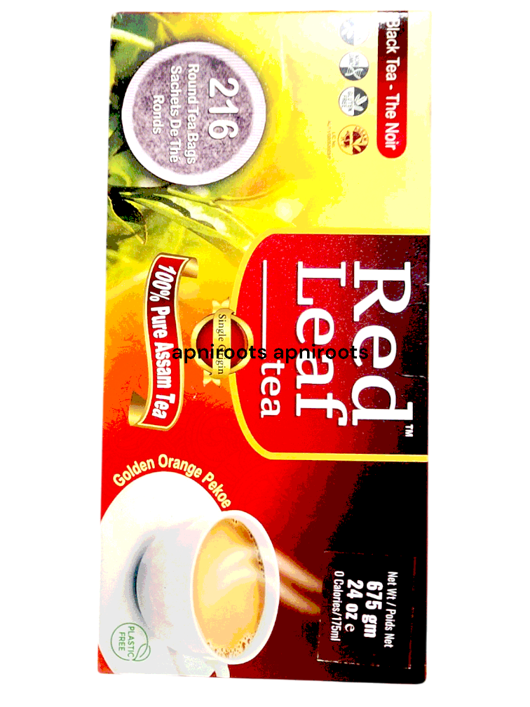 RED LEAF TEA 216 TEA BAGS by at apniroots Indian Grocery Store Online – apniroots Grocery
