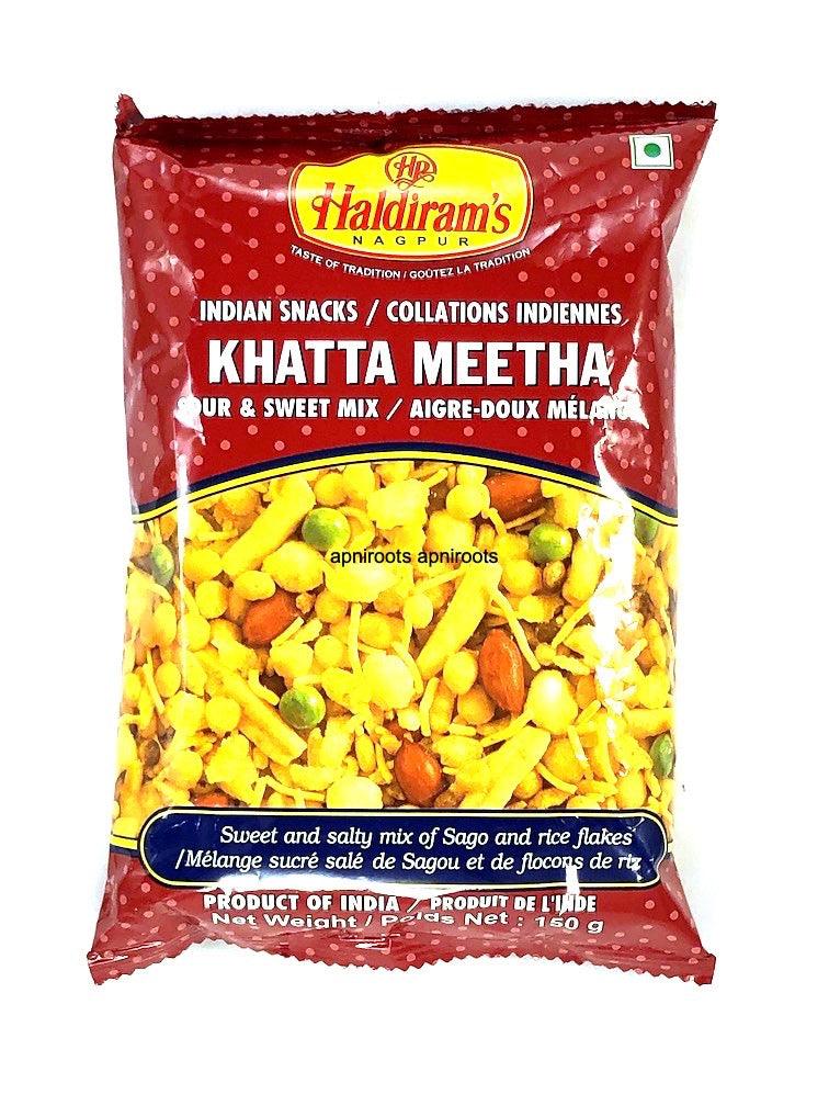 HALDIRAMS - KHATTA METTHA - 150GM by at apniroots Indian Grocery Store Online – apniroots Grocery