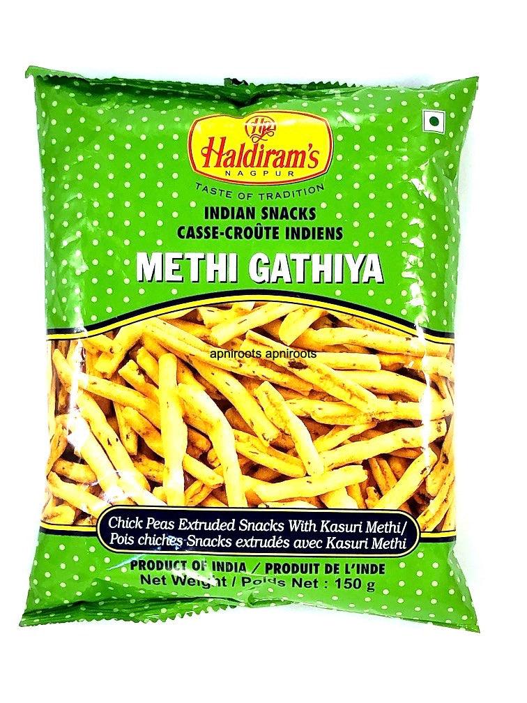 HALDIRAM METHI GATHIYA 150G by at apniroots Indian Grocery Store Online – apniroots Grocery