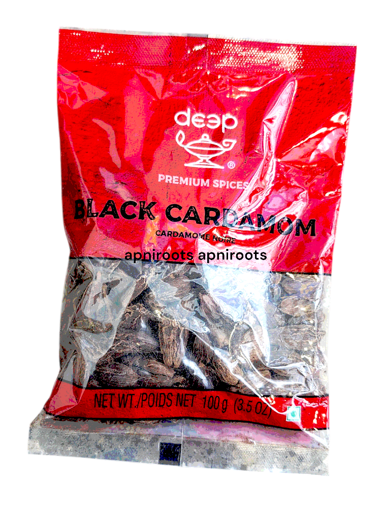 DEEP - BLACK CARDAMOM - 100GM by at apniroots Indian Grocery Store ...