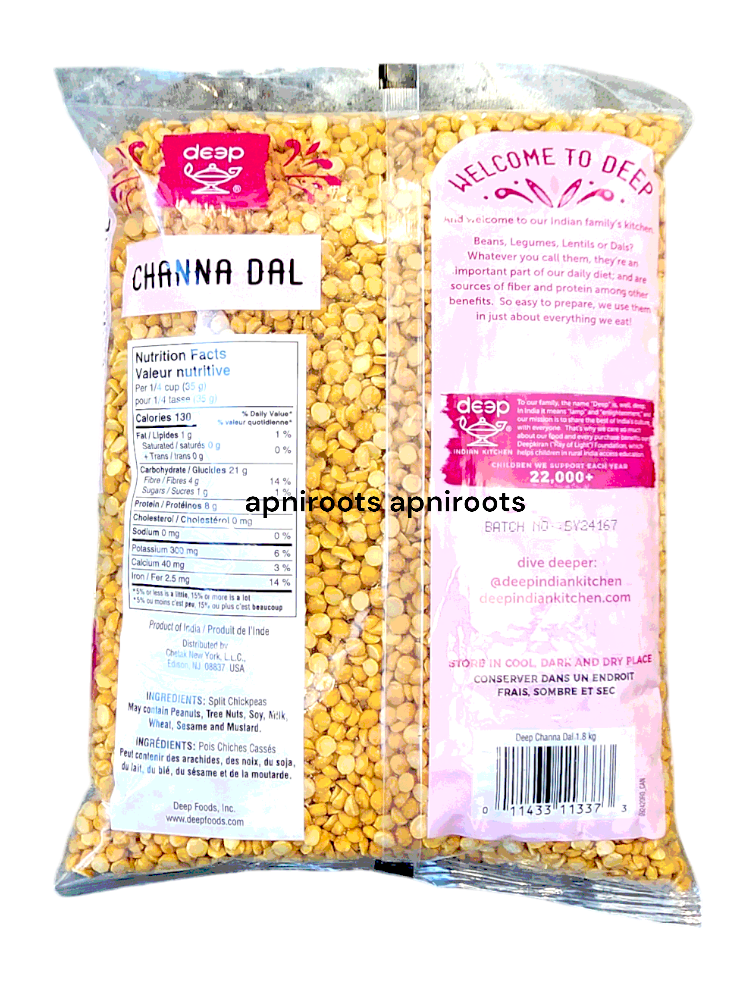 DEEP - CHANA DAL - 4LB by at apniroots Indian Grocery Store Online ...