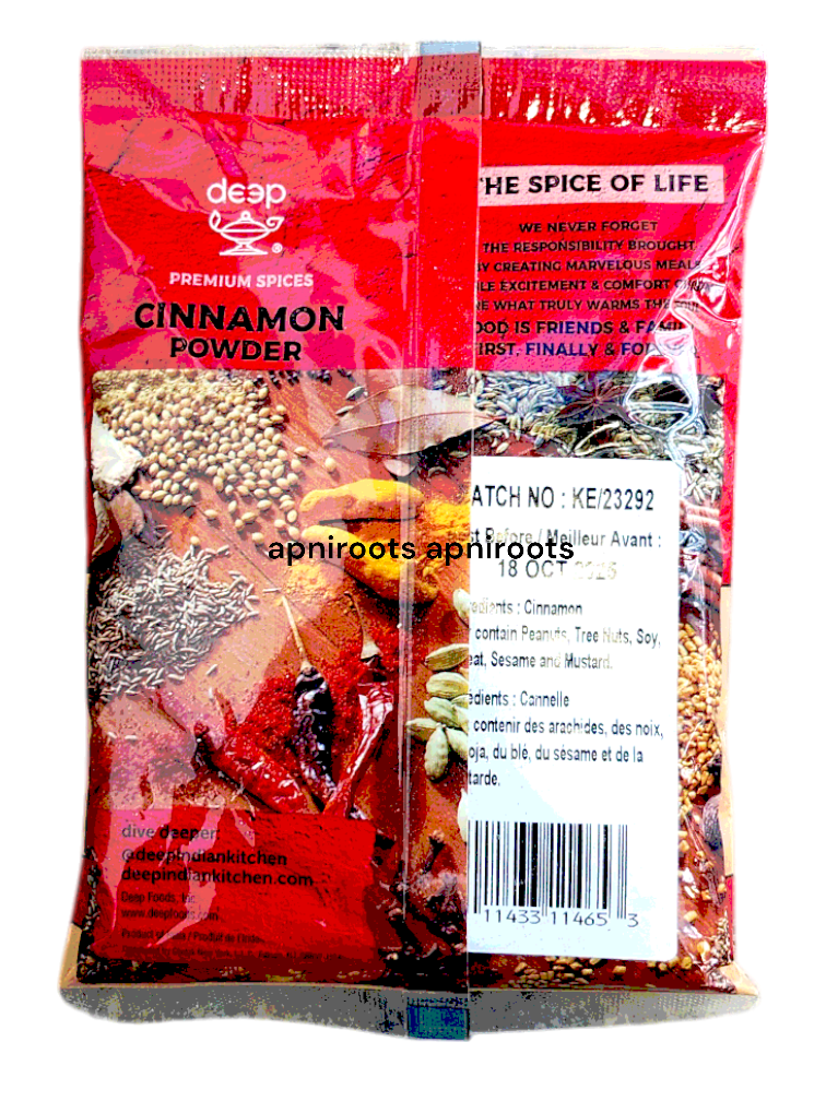 DEEP CINNAMON POWDER 100GM by at apniroots Indian Grocery Store Online ...