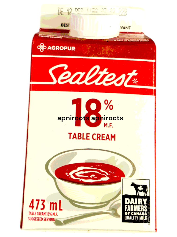 SEALTEST - 18% TABLE CREAM - 473ML by at apniroots Indian Grocery Store ...