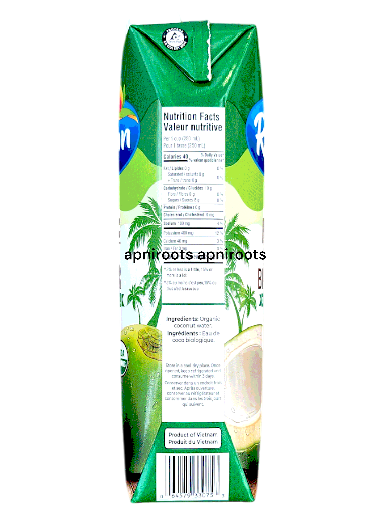 RUBICON ORG. COCONUT WATER 1LT by at apniroots Indian Grocery Store ...