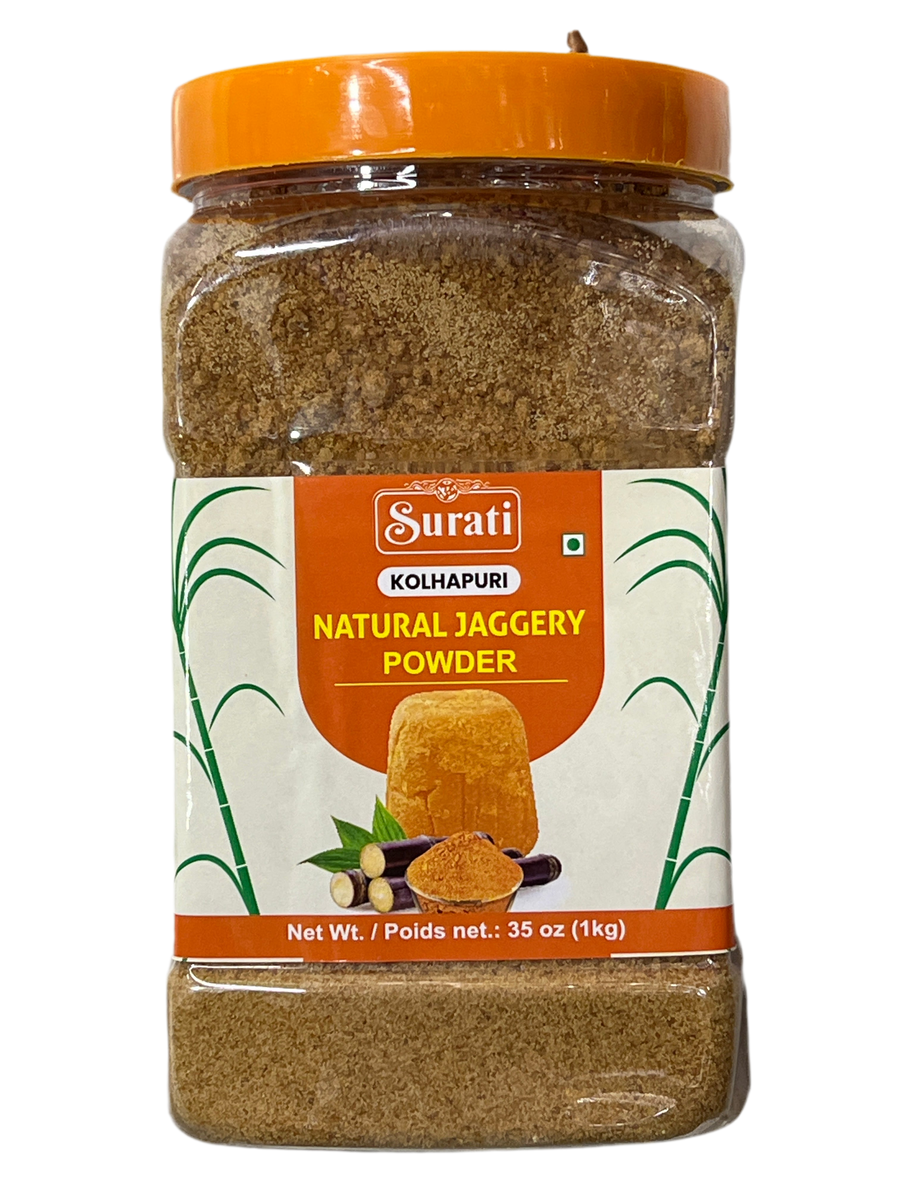 SURATI - NATURAL JAGGERY POWDER - 1000GM by at apniroots Indian Grocery ...