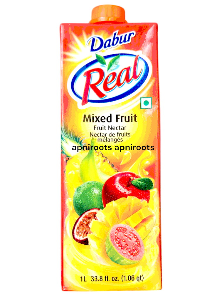 DABUR REAL MIXED FRUIT 1LT by at apniroots Indian Grocery Store Online ...