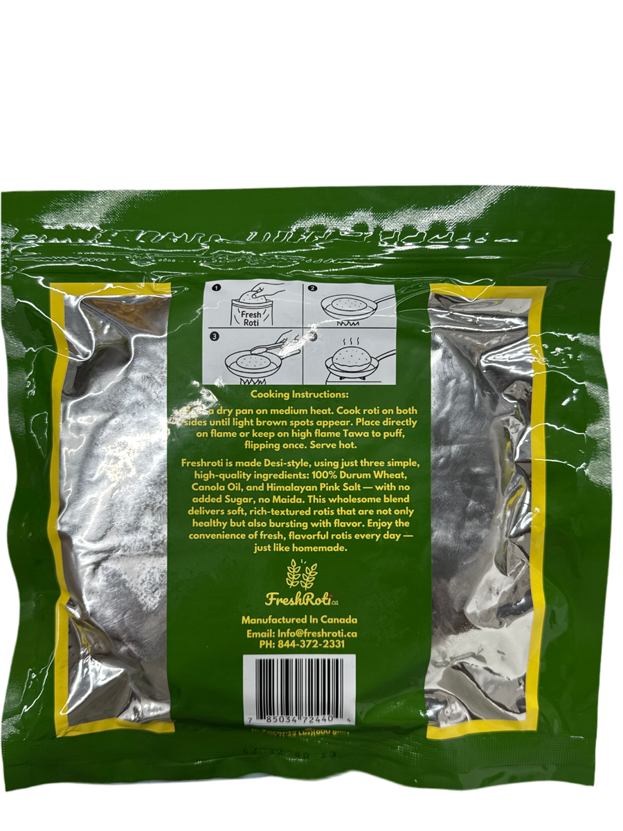 FRESH ROTI - UNCOOKED - 15PCS by at apniroots Indian Grocery Store ...