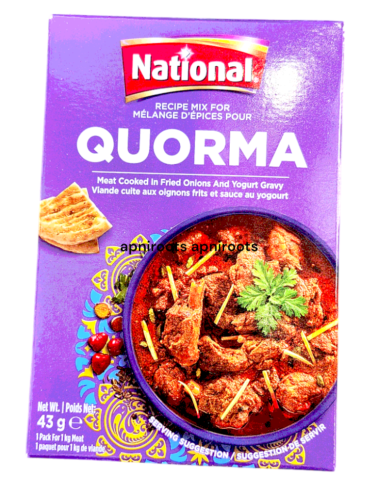NATIONAL - QUORMA MASALA - 43GM by at apniroots Indian Grocery Store ...