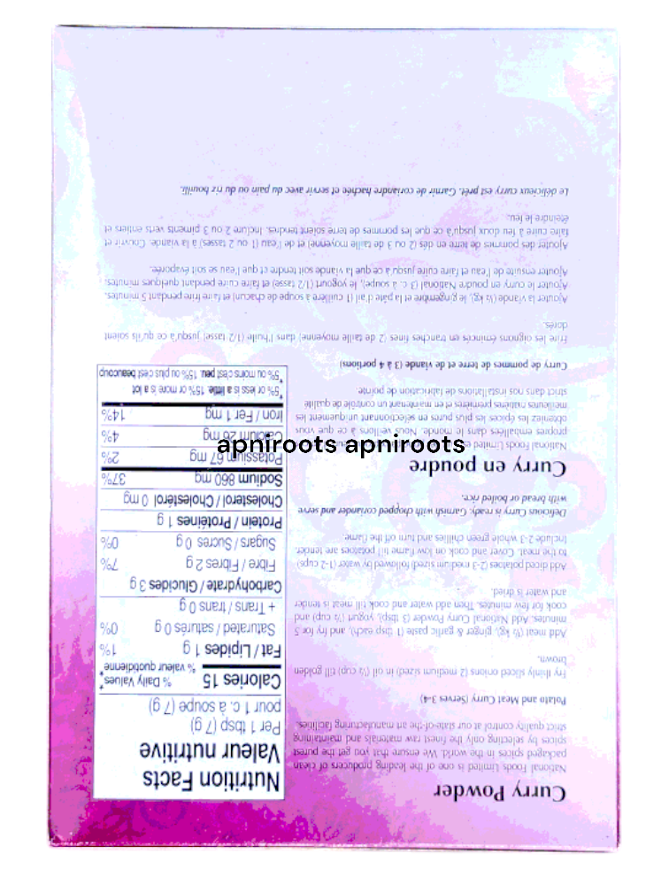 NATIONAL_CURRY POWDER- 200GM by at apniroots Indian Grocery Store ...