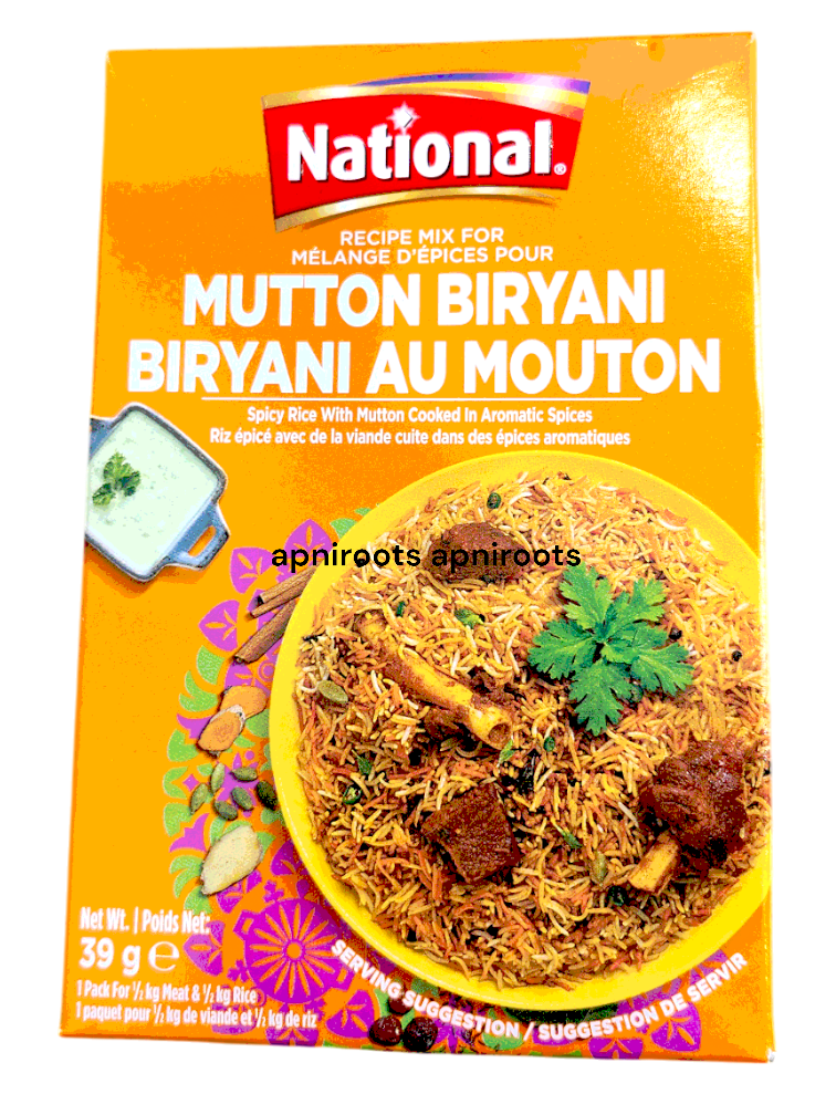 NATIONAL MUTTON BIRYANI 39GM by at apniroots Indian Grocery Store ...