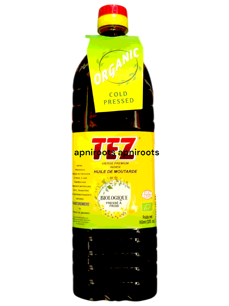 TEZ - ORGANIC MUSTARD OIL - 950ML by at apniroots Indian Grocery Store ...