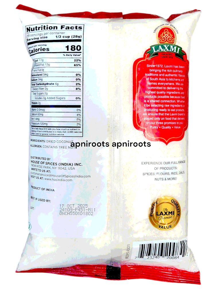 LAXMI - COCONUT POWDER-1.76LB by at apniroots Indian Grocery Store ...