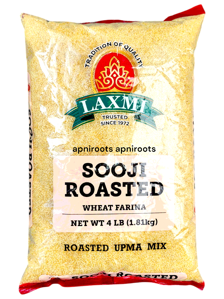 LAXMI - SOOJI ROASTED - 4LB by at apniroots Indian Grocery Store Online ...