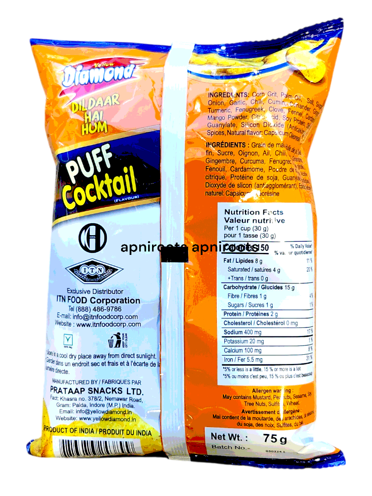 DIAMOND PUFF COCKTAIL by at apniroots Indian Grocery Store Online ...
