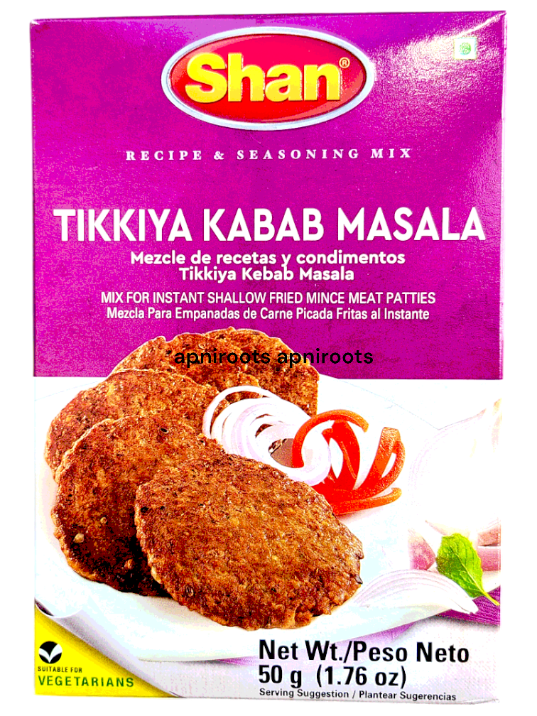 SHAN - TIKKIYA KABAB MASALA - 50GM by at apniroots Indian Grocery Store ...