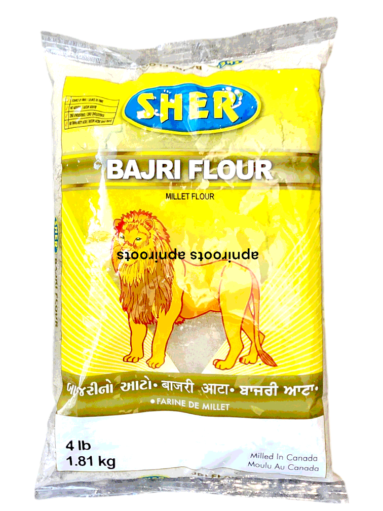 SHER BAJRI FLOUR 4LB by at apniroots Indian Grocery Store Online ...