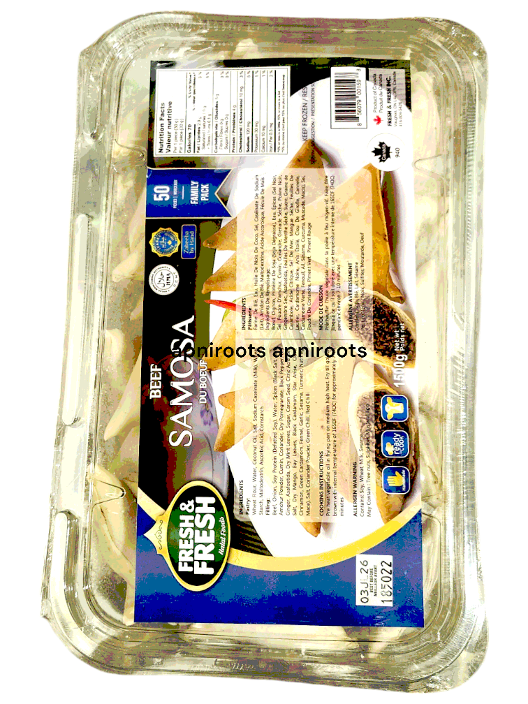 F&F BEEF SAMOSA FAMILY PACK by at apniroots Indian Grocery Store Online ...