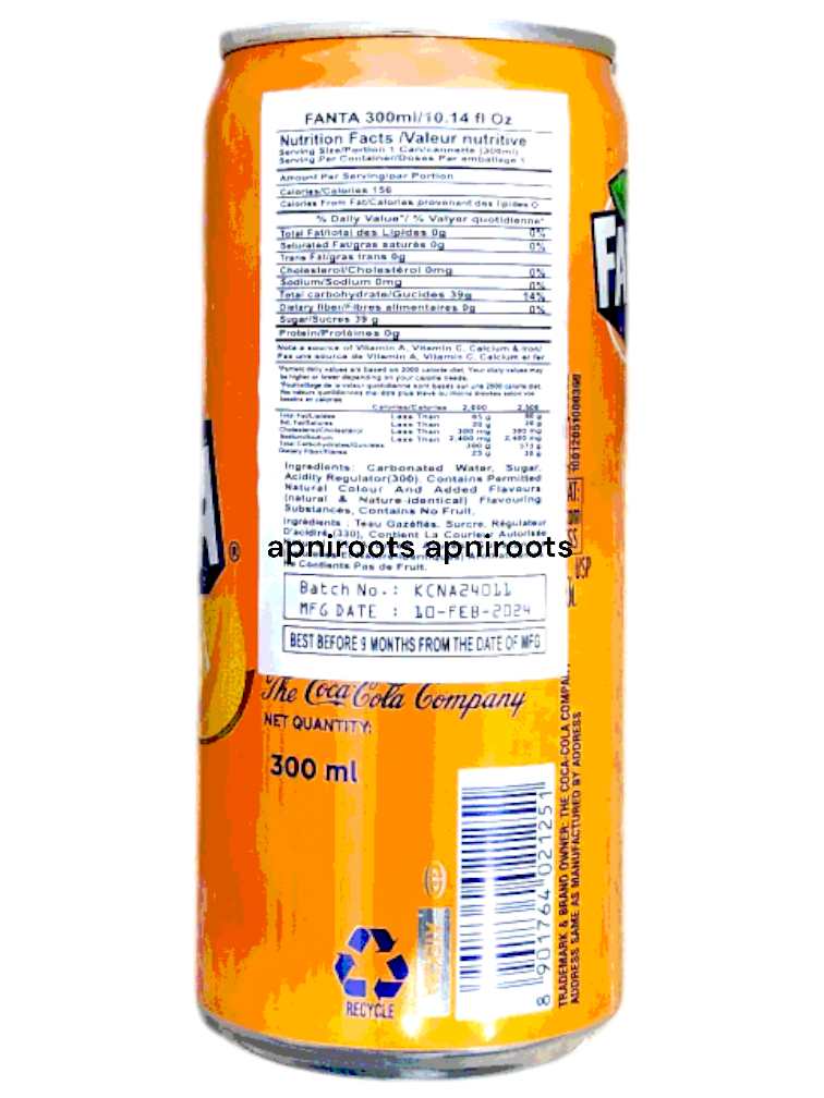 FANTA 300ML by at apniroots Indian Grocery Store Online – apniroots Grocery