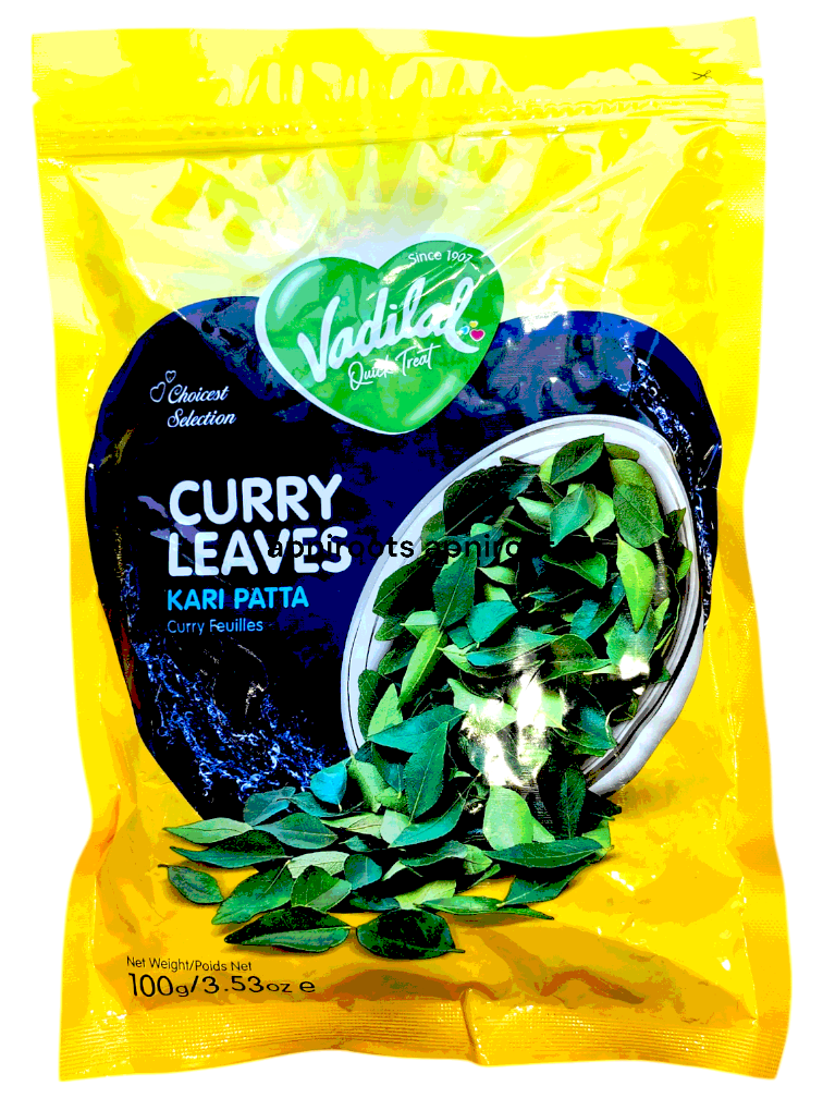 VADILAL - CURRY LEAVES - 100GM by at apniroots Indian Grocery Store ...