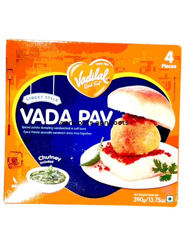VADILAL - VADA PAV - 390GM 4PCS by at apniroots Indian Grocery Store ...