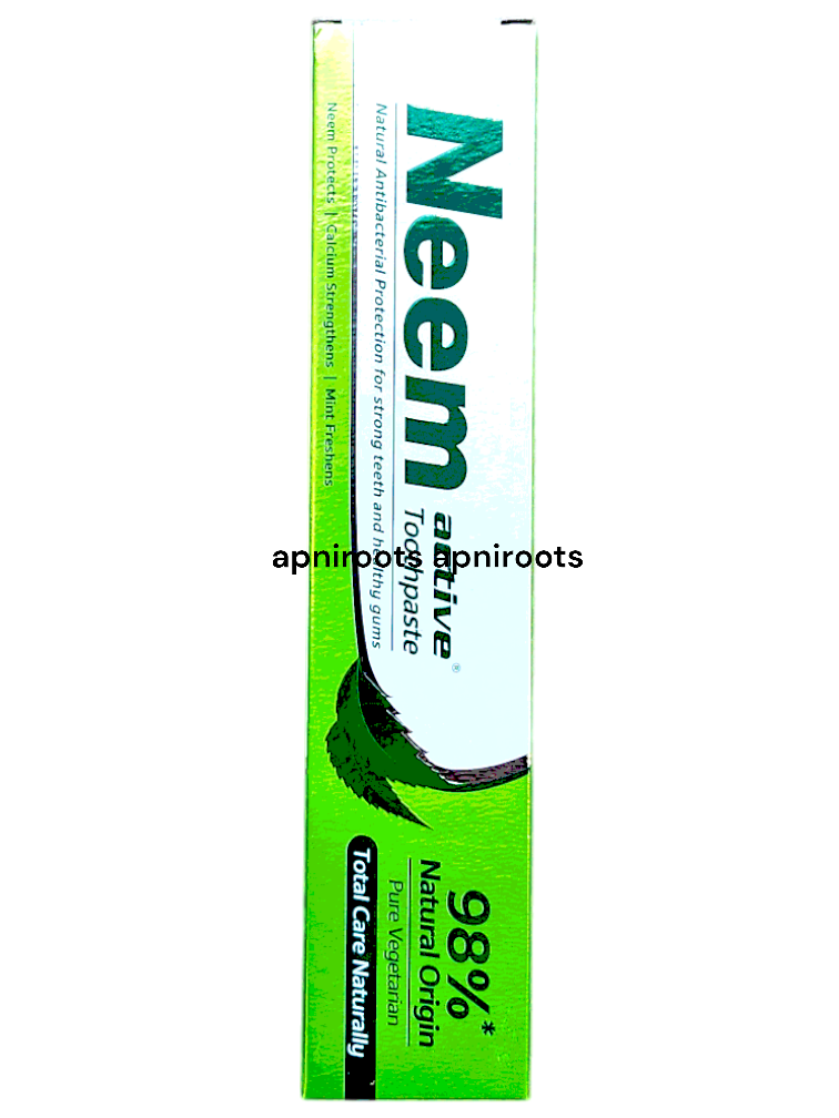 NEEM - ACTIVE TOOTHPASTE - 200GM by at apniroots Indian Grocery Store ...