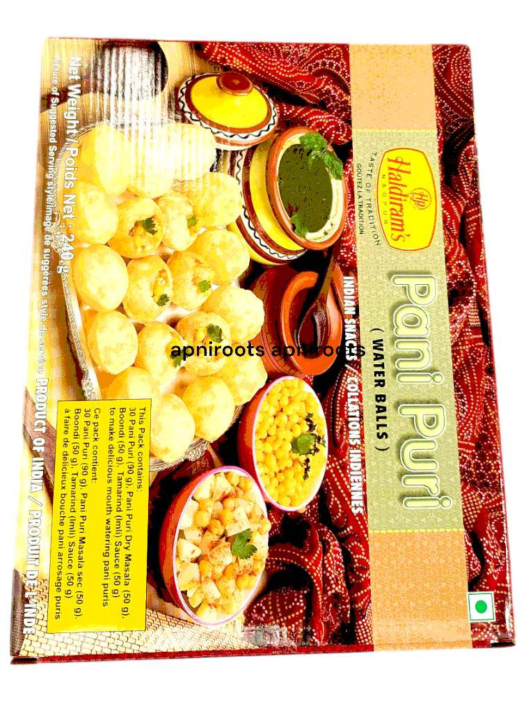 HALDIRAMS - PANI PURI BOX - 240GM by at apniroots Indian Grocery Store ...