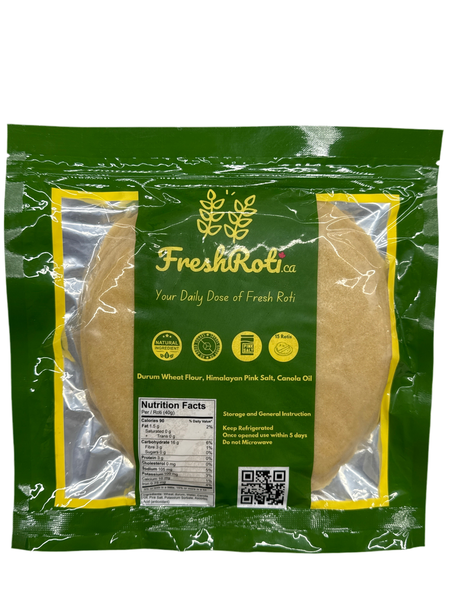 FRESH ROTI - UNCOOKED - 15PCS by at apniroots Indian Grocery Store ...