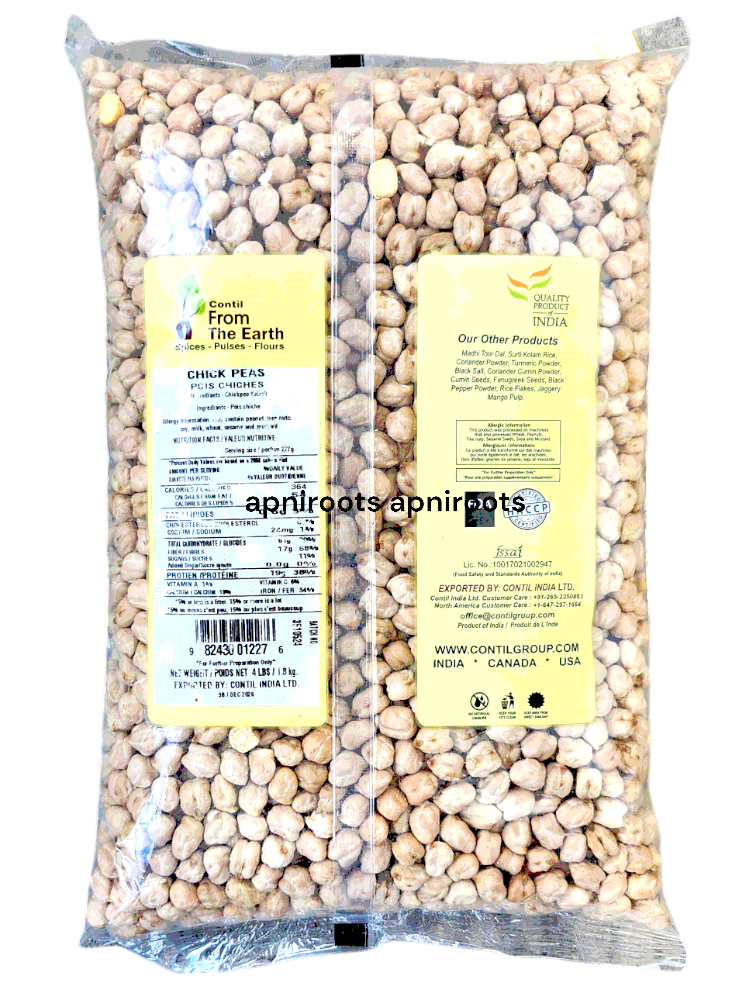 CONTIL FROM THE EARTH - KABULI CHANA - 4LB by at apniroots Indian ...