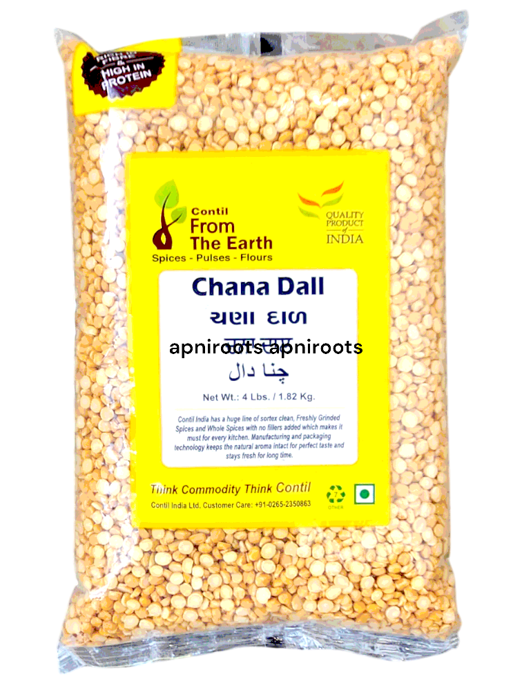 CONTIL FROM THE EARTH - CHANA DAL - 4LBS by at apniroots Indian Grocery ...