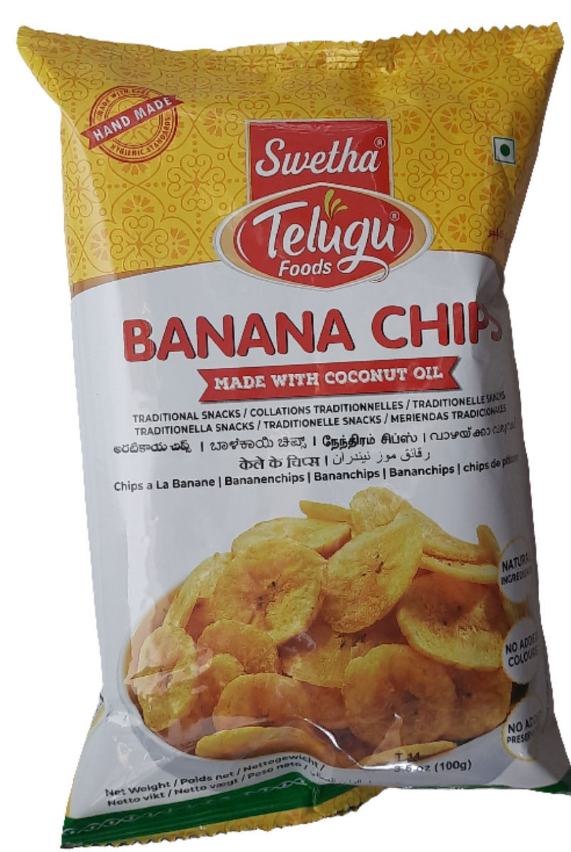 TELUGU - BANANA CHIPS - 100GM by at apniroots Indian Grocery Store ...