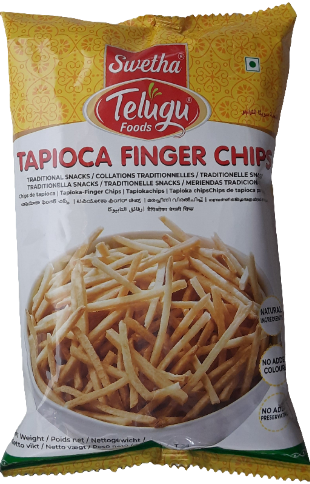 TELUGU - TAPIOCA FINGER CHIPS - 150GM by at apniroots Indian Grocery ...