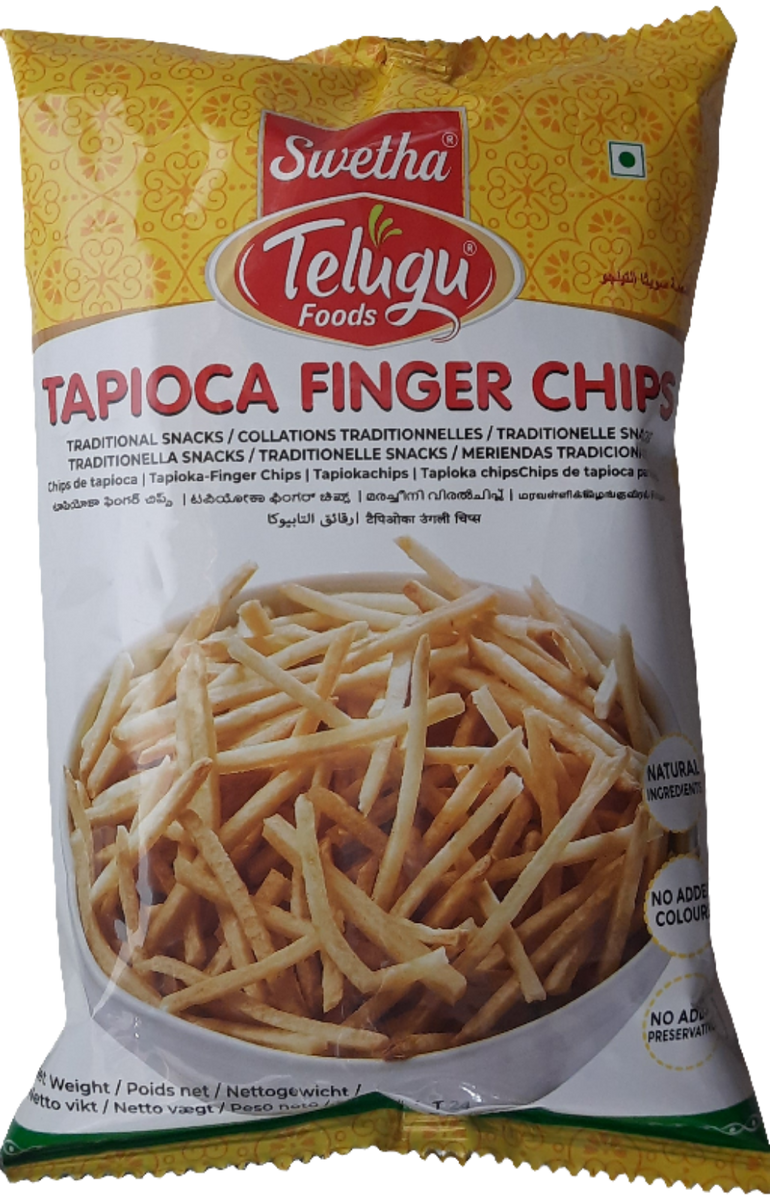 TELUGU - TAPIOCA FINGER CHIPS - 150GM by at apniroots Indian Grocery ...