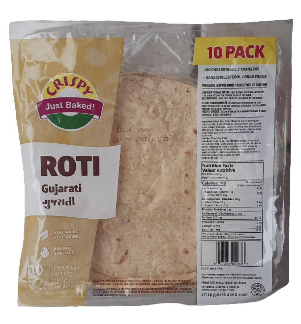 CRISPY - GUJARATI ROTI - 400GM by at apniroots Indian Grocery Store ...