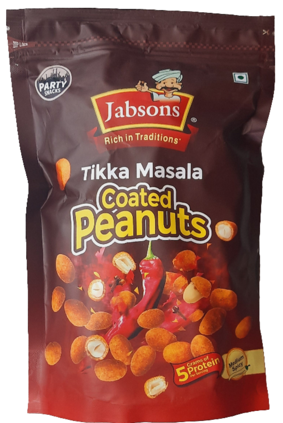 JABSONS - TIKKA MASALA COATED PEANUTS - 400GM by at apniroots Indian ...