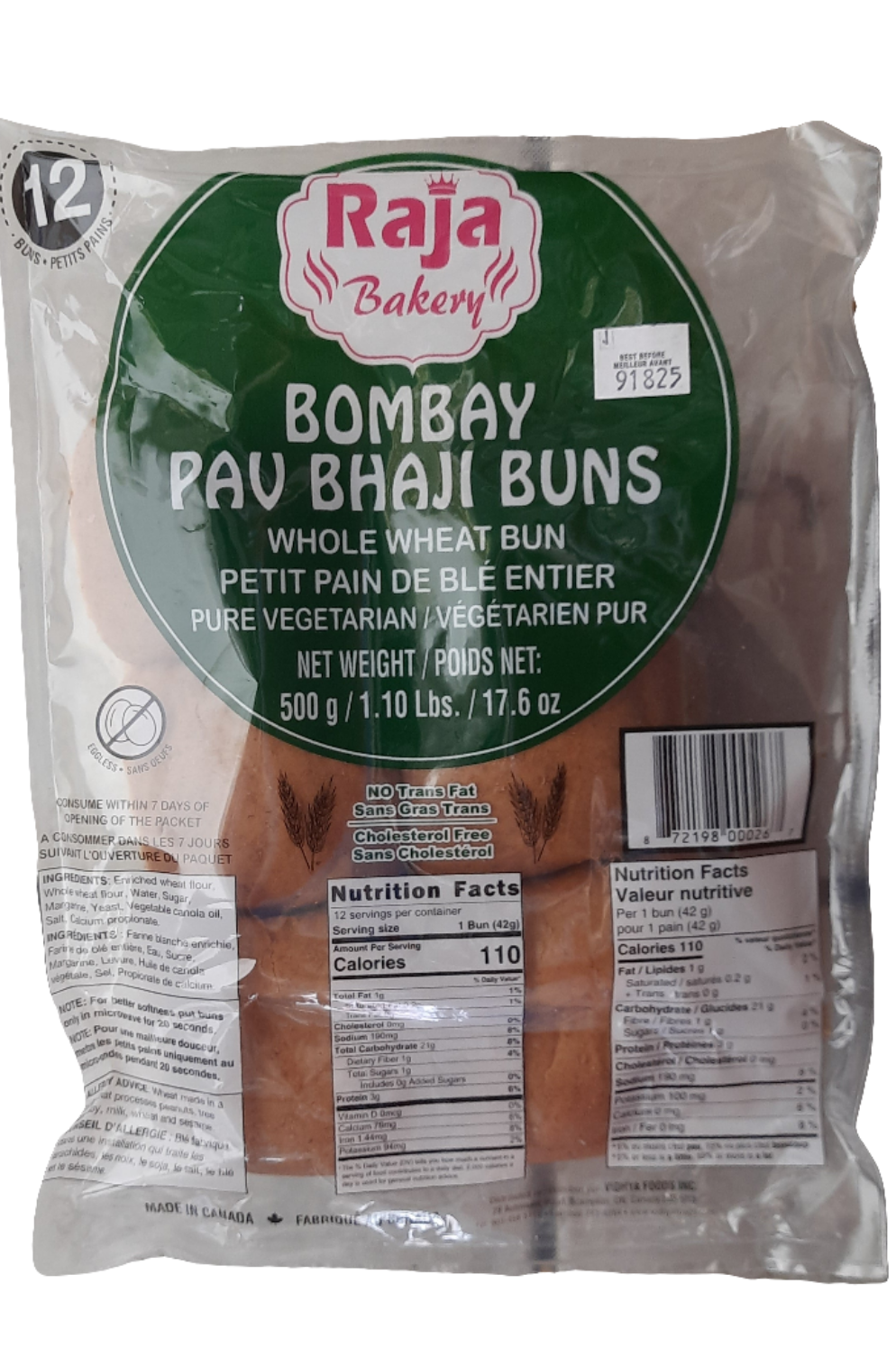RAJA BAKERY - BOMBAY PAV BHAJI BUNS - 500GM by at apniroots Indian ...