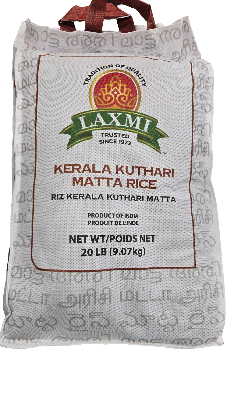 LAXMI - KERALA KUTHARI MATTA RICE - 20 LB by at apniroots Indian ...
