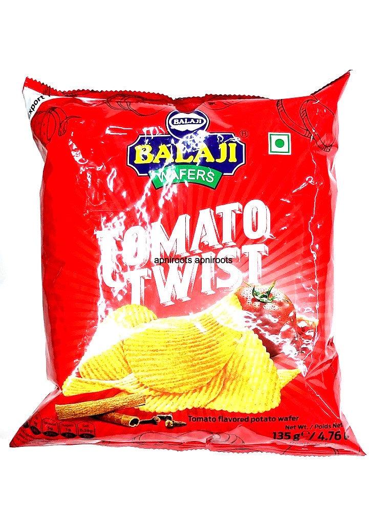 BALAJI - TOMATO TWIST CHIPS - 135GM by at apniroots Indian Grocery ...