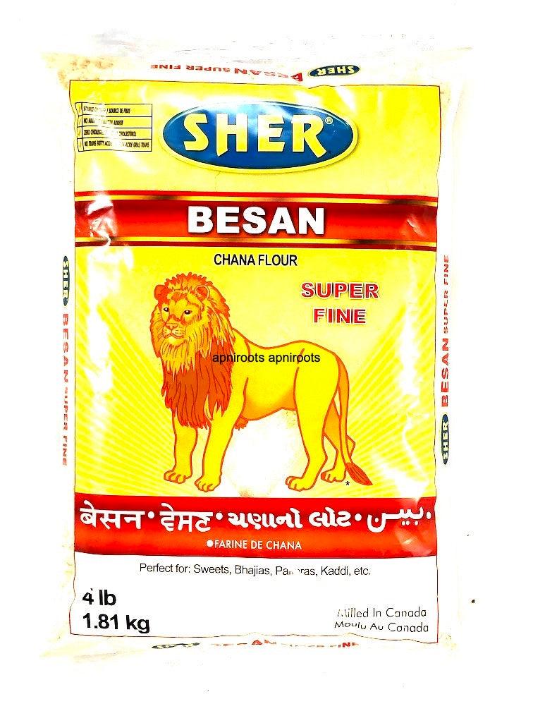 Sher BESAN 4LB by at apniroots Indian Grocery Store Online – apniroots ...