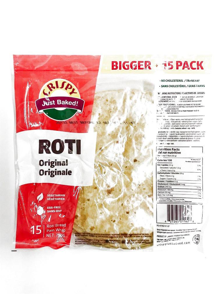 CRISPY - ROTI 15 PACK - 750GM by at apniroots Indian Grocery Store ...