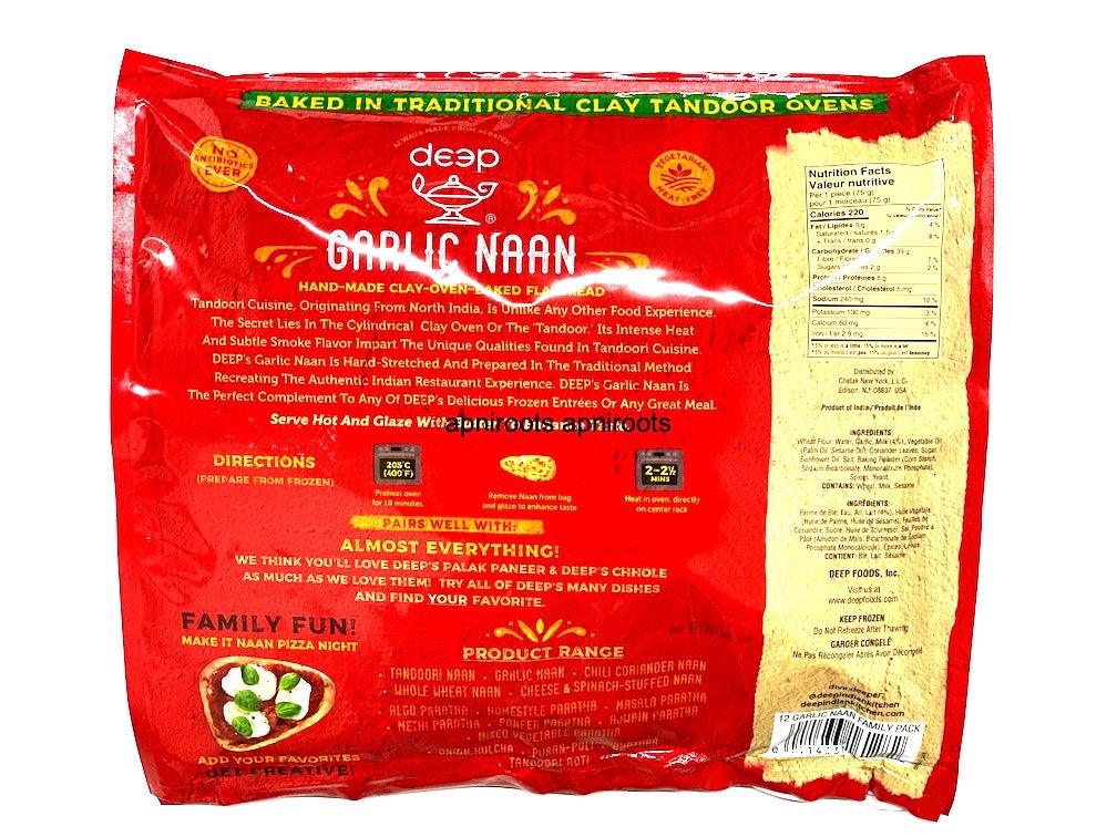 DEEP FAMILY P. GARLIC NAAN by at apniroots Indian Grocery Store Online ...