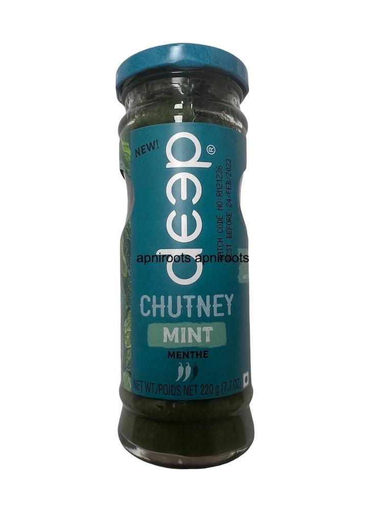 DEEP MINT CHUTNEY 220GM by at apniroots Indian Grocery Store Online ...
