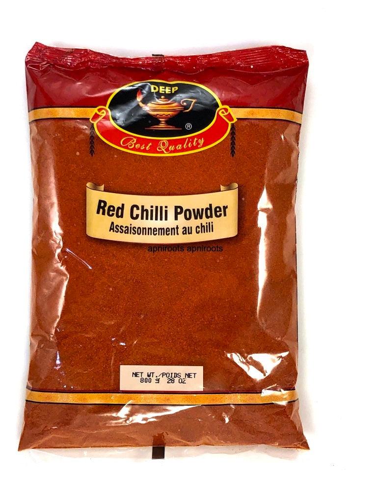 DEEP RED CHILLI PWD 800 GM by at apniroots Indian Grocery Store Online ...