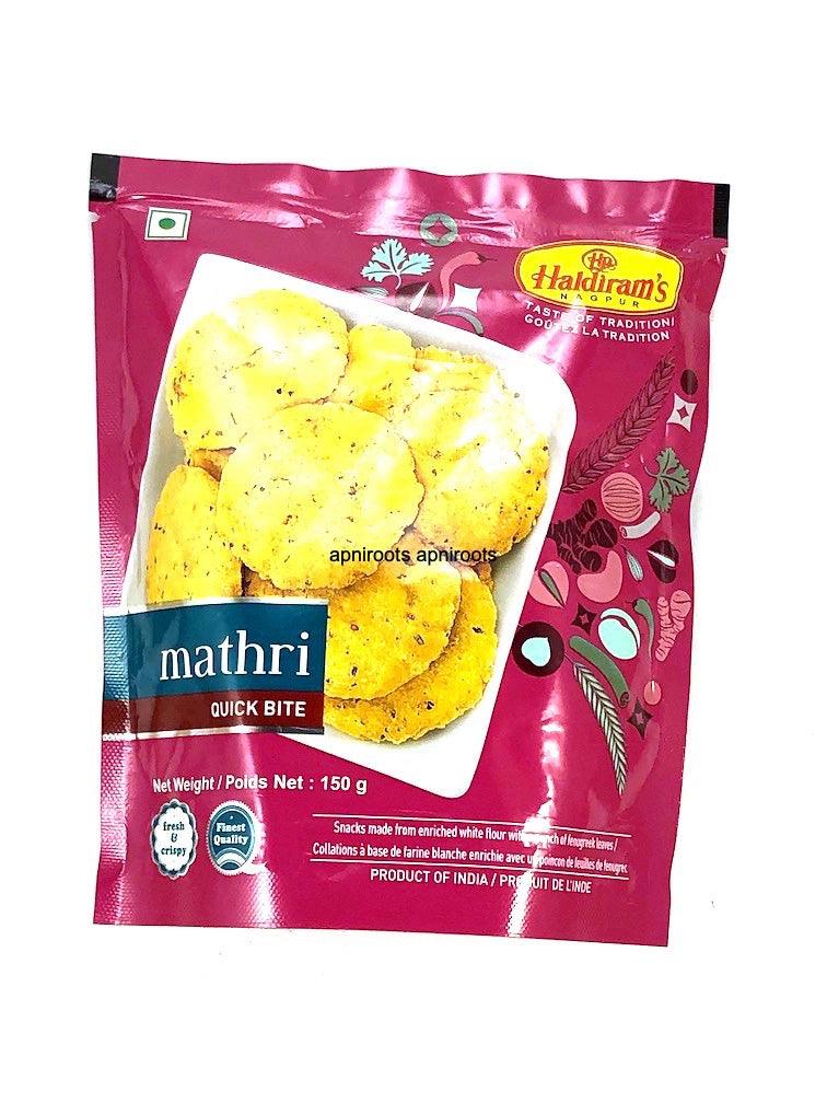 HALDIRAMS - MATHRI - 150GM by at apniroots Indian Grocery Store Online ...