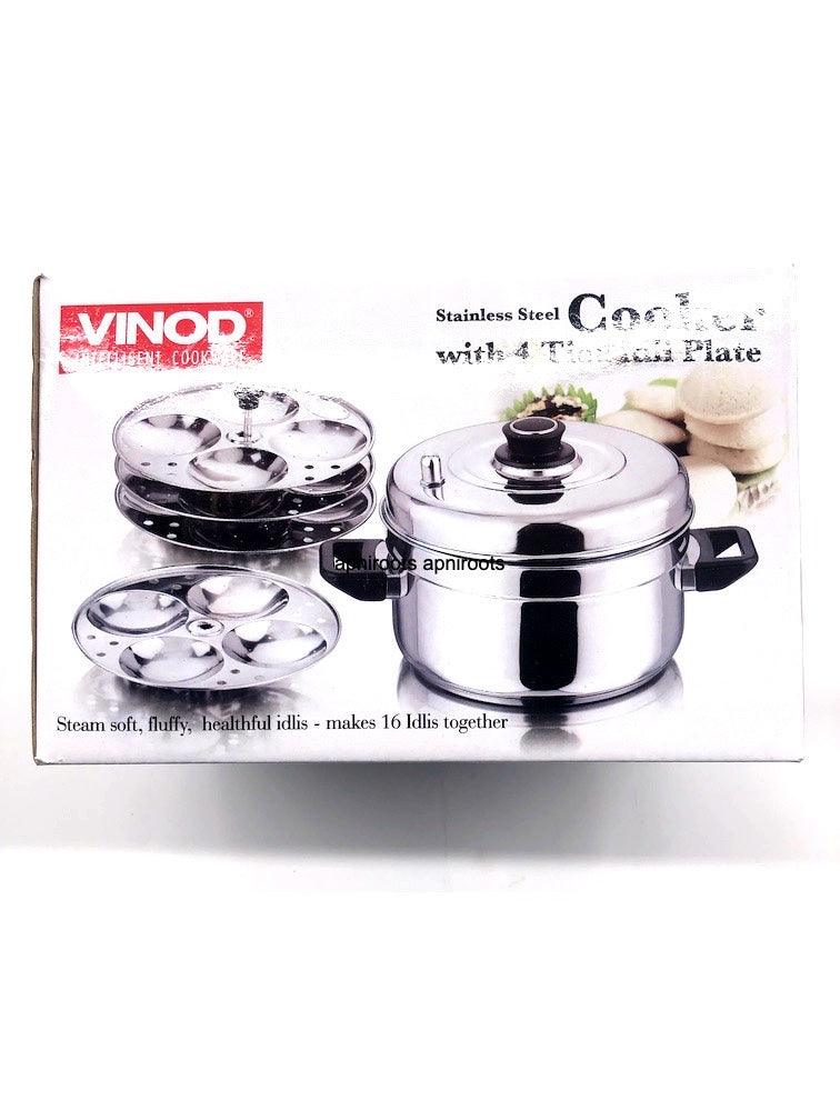 Idli Cooker-Pot w-Stand -4Tier by at apniroots Indian Grocery Store ...