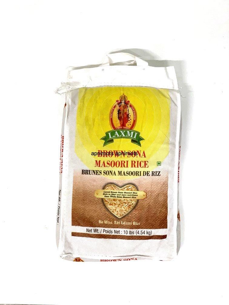 LAXMI - BROWN SONA MASO0RI RICE - 10LB- code888 by at apniroots Indian ...