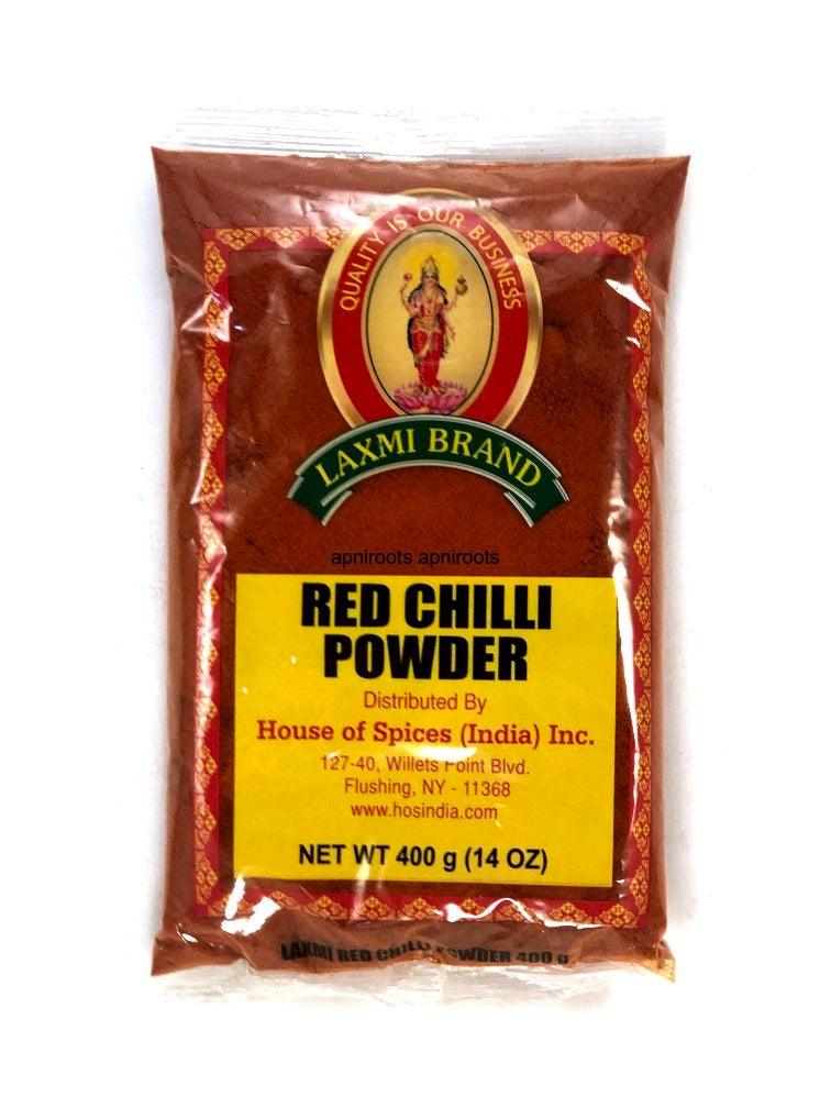 LAXMI - RED CHILLI POWDER - 400GM by at apniroots Indian Grocery Store ...