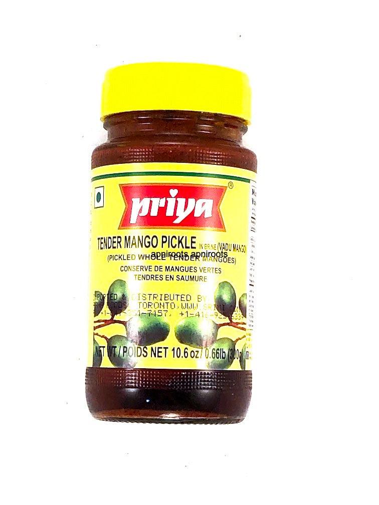 PRIYA - TENDER MANGO PICKLE - 300GM by at apniroots Indian Grocery ...