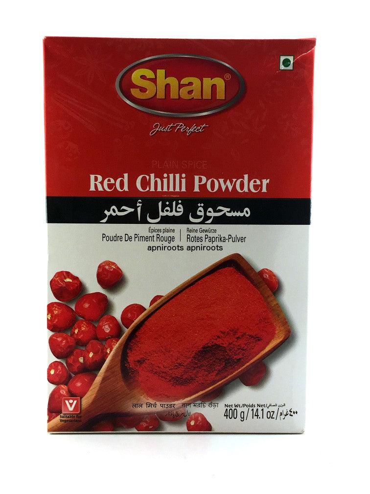 SHAN - RED CHILLI POWDER - 400GM by at apniroots Indian Grocery Store ...