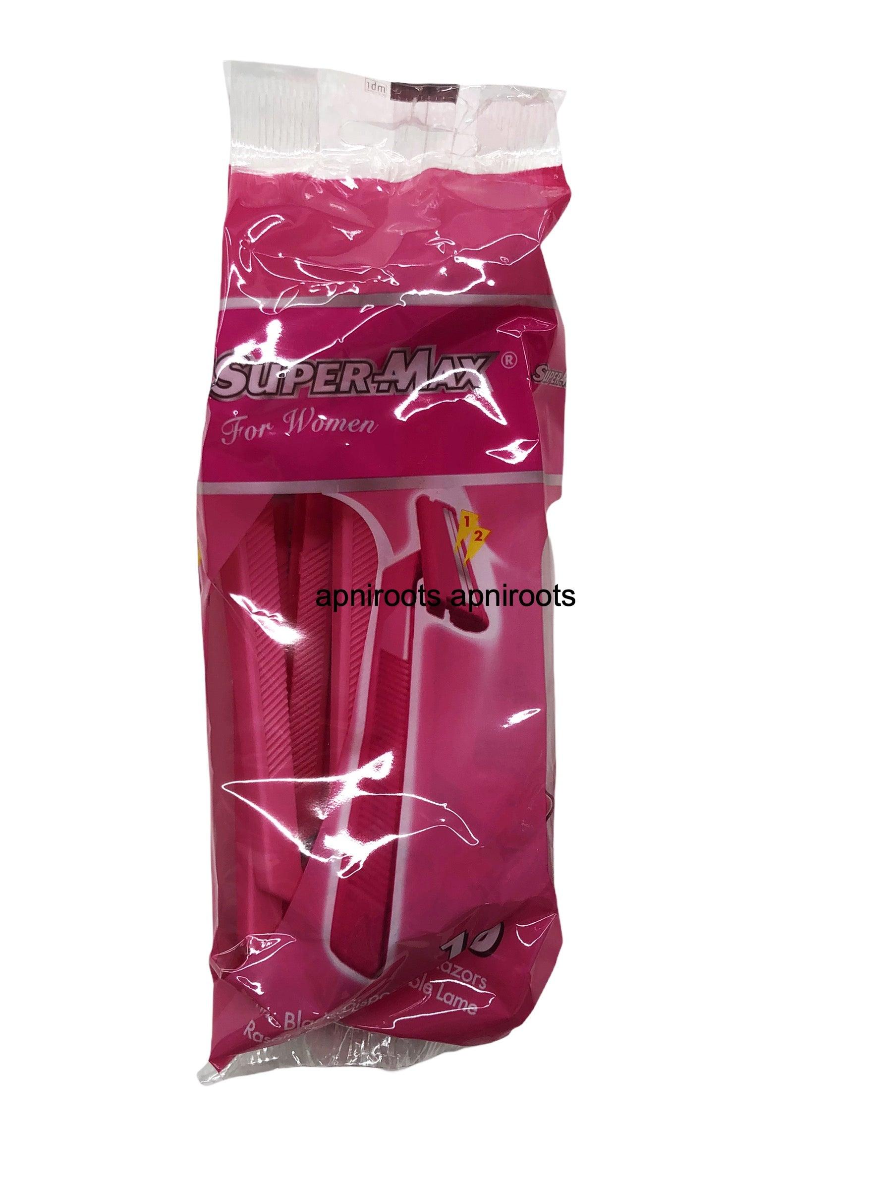SUPER-MAX 10 RAZORS by at apniroots Indian Grocery Store Online ...