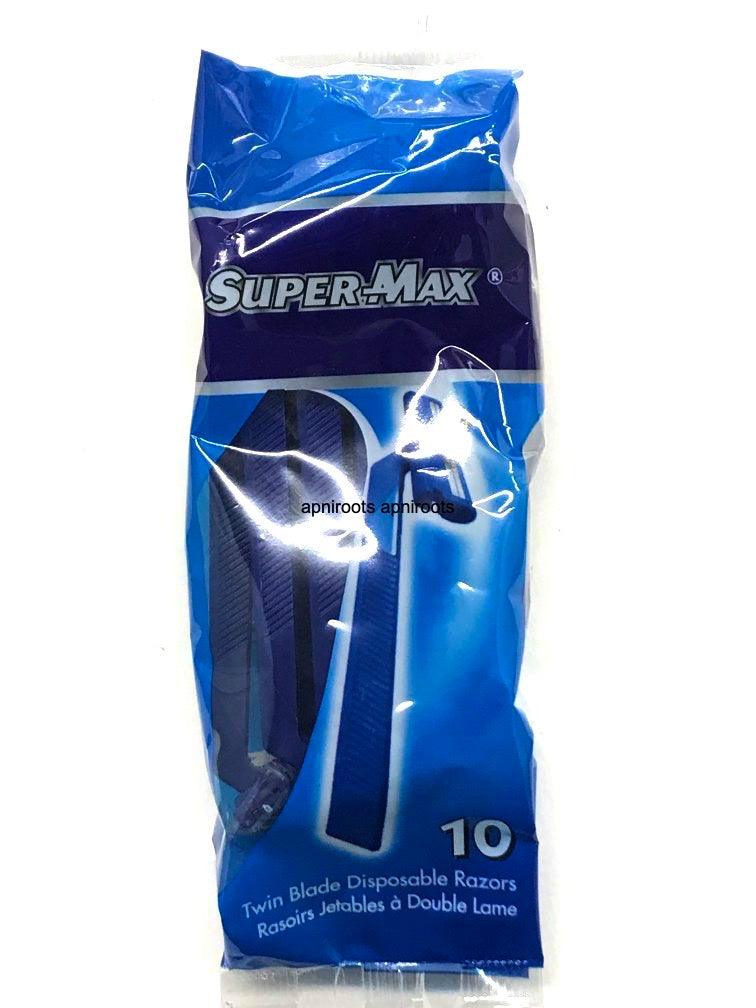 SUPERMAX 10 RAZORS by at apniroots Indian Grocery Store Online ...